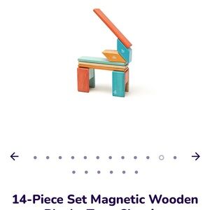 Tegu | Toys | Tegu Magnetic Wooden Blocks 4piece Set | Poshmark